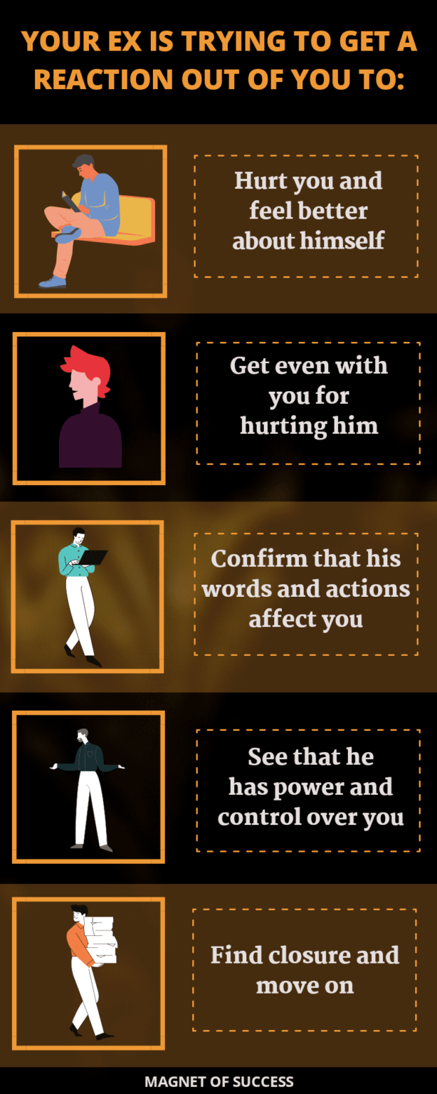 Why Is My Ex Trying To Get A Reaction Out Of Me? - Magnet of Success