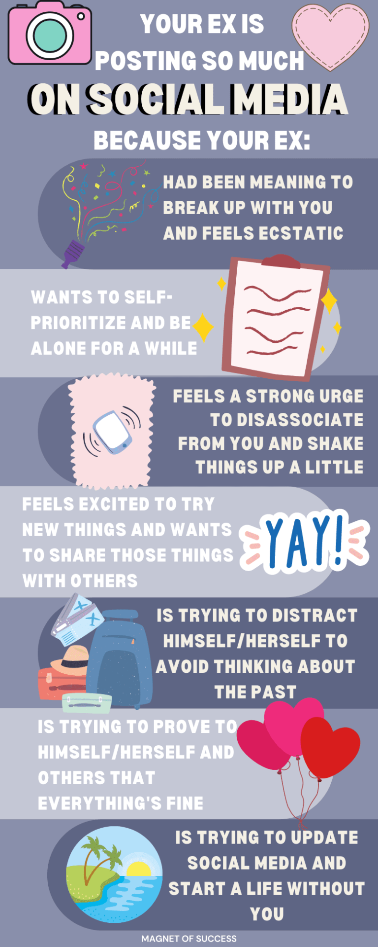 Why Is My Ex Posting So Much On Social Media? - Magnet of Success