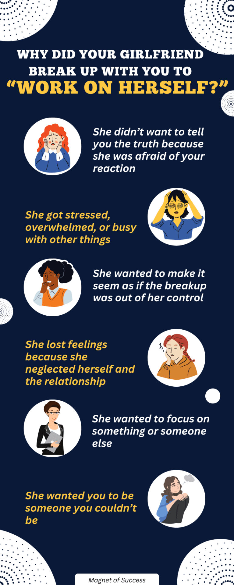 Girlfriend Broke Up With Me To Focus On Herself - Magnet of Success